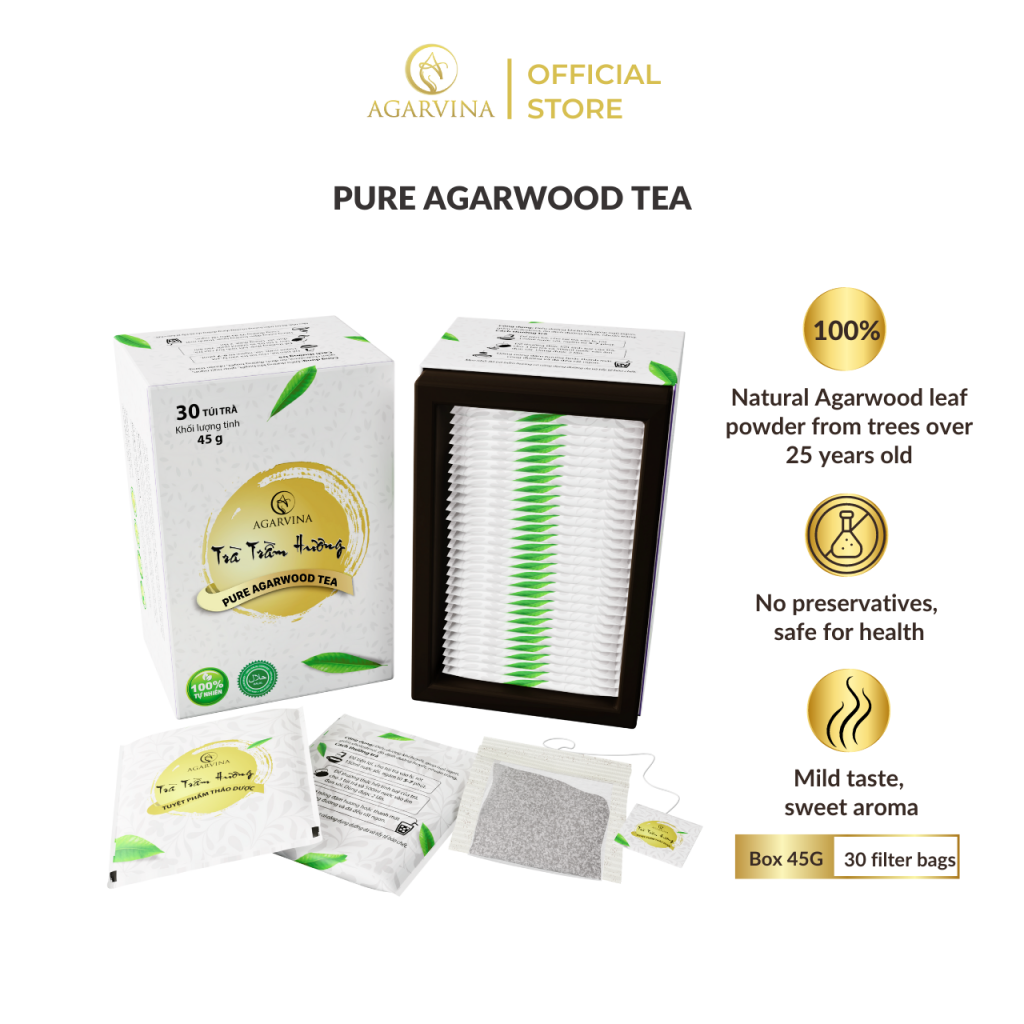 4 Pure 100% Agarwood Tea Products From AGARVINA » Tinh Hoa Trầm Việt